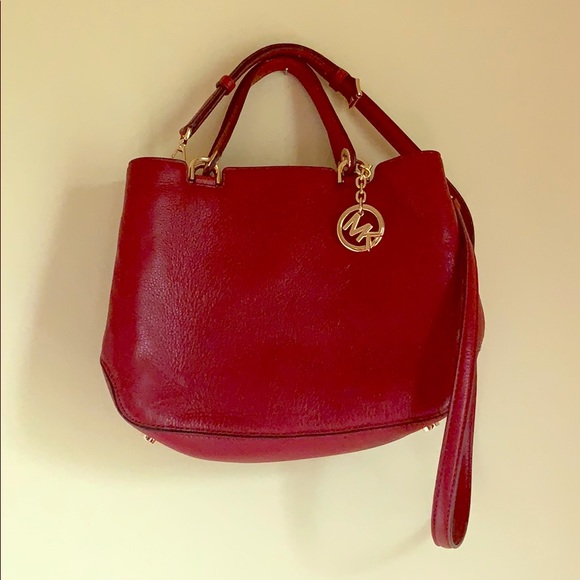 Michael Kors | Bags | Red Michael Kors Purse | Poshmark